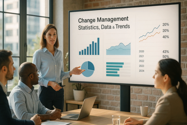 Top 100 Change Management Statistics, Data & Trends in 2025