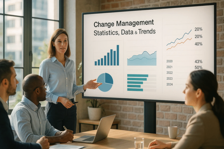 Top 100 Change Management Statistics, Data & Trends in 2025